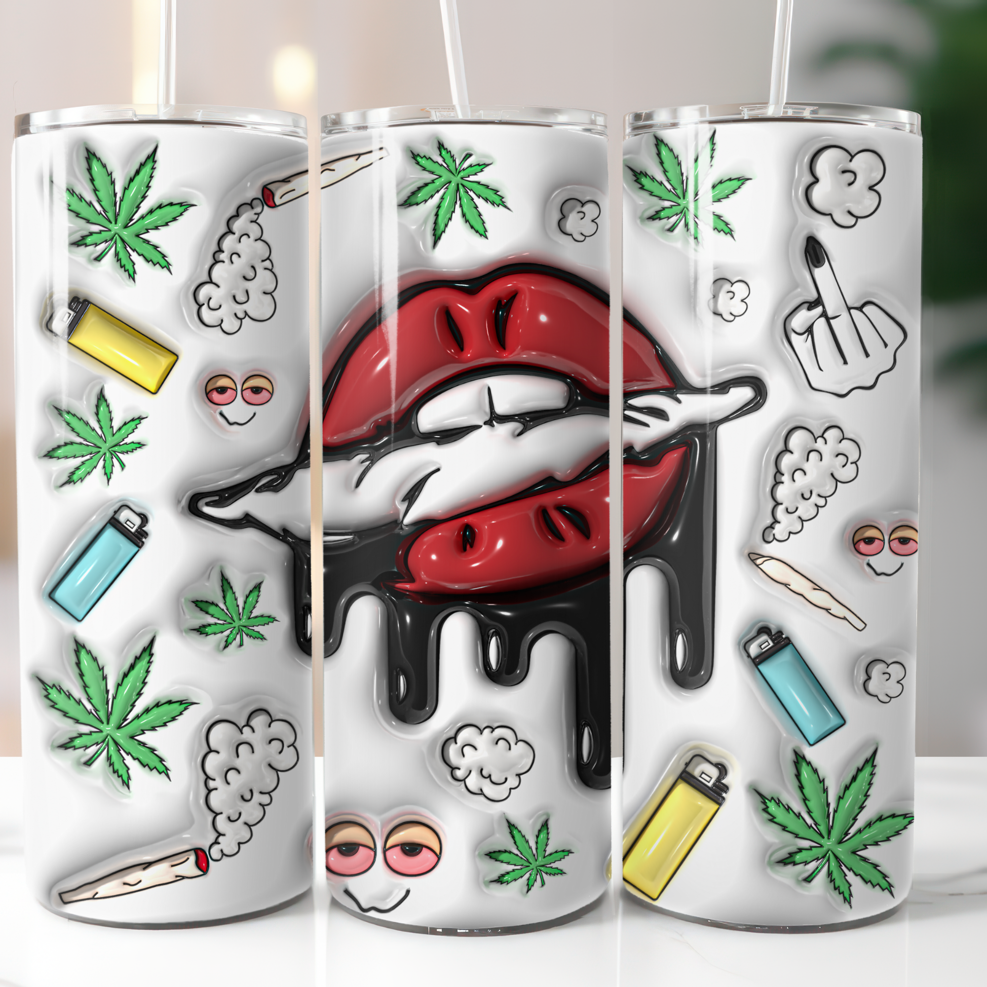 3D Puffy Weed, Sublimation Transfer – charmalicious-shop