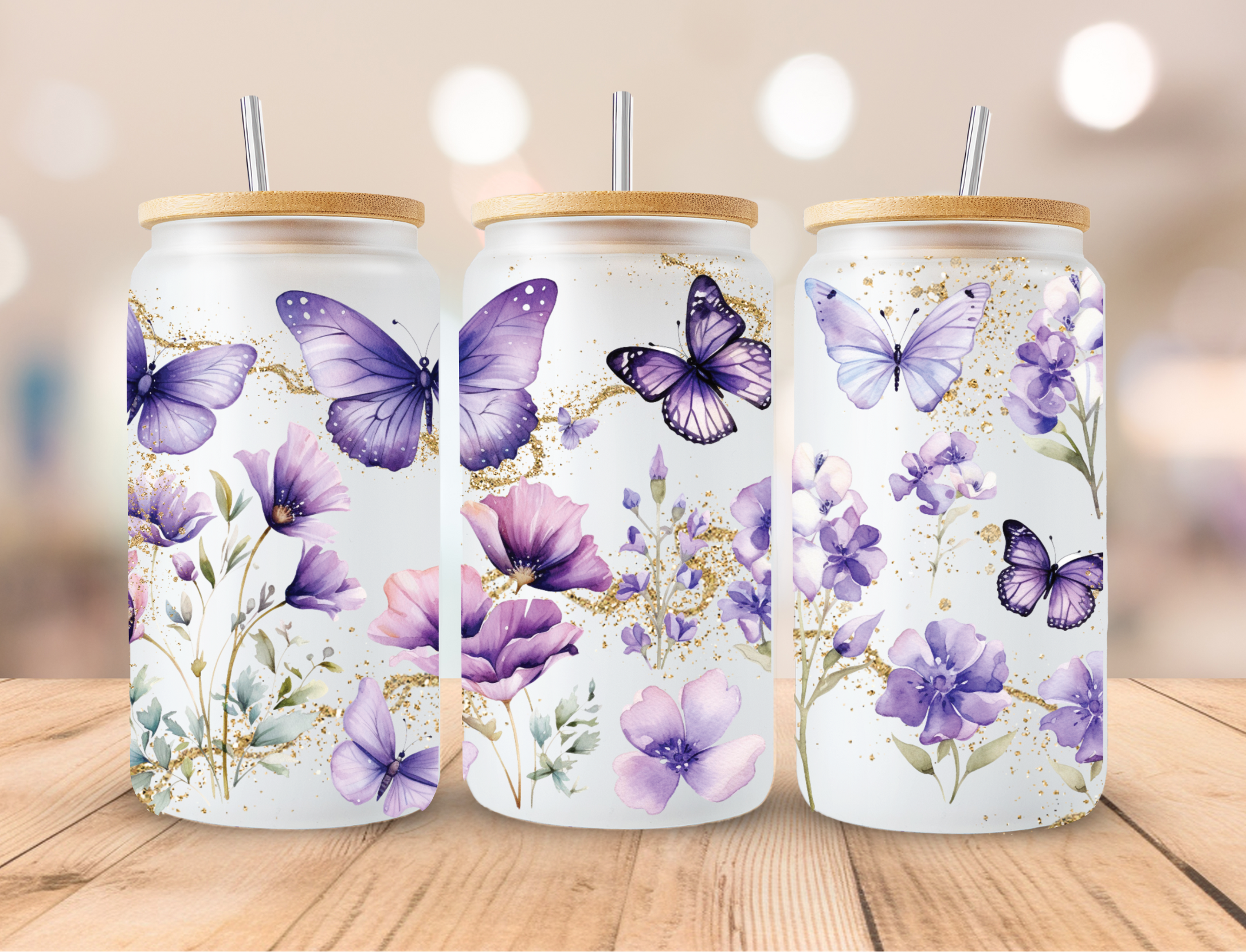 Purple Butterflies, Sublimation Transfers – charmalicious-shop