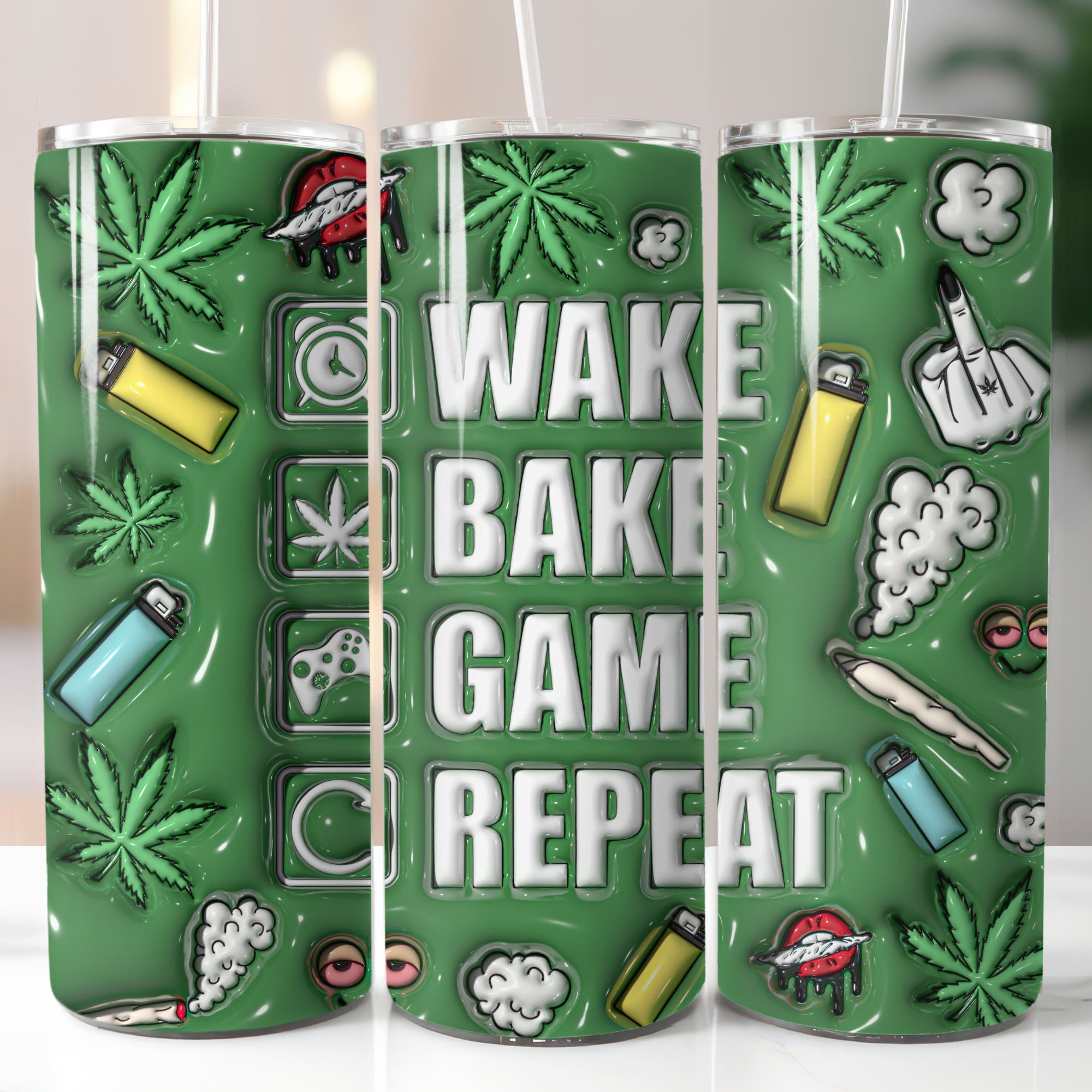3D Puffy Weed, Sublimation Transfer – charmalicious-shop