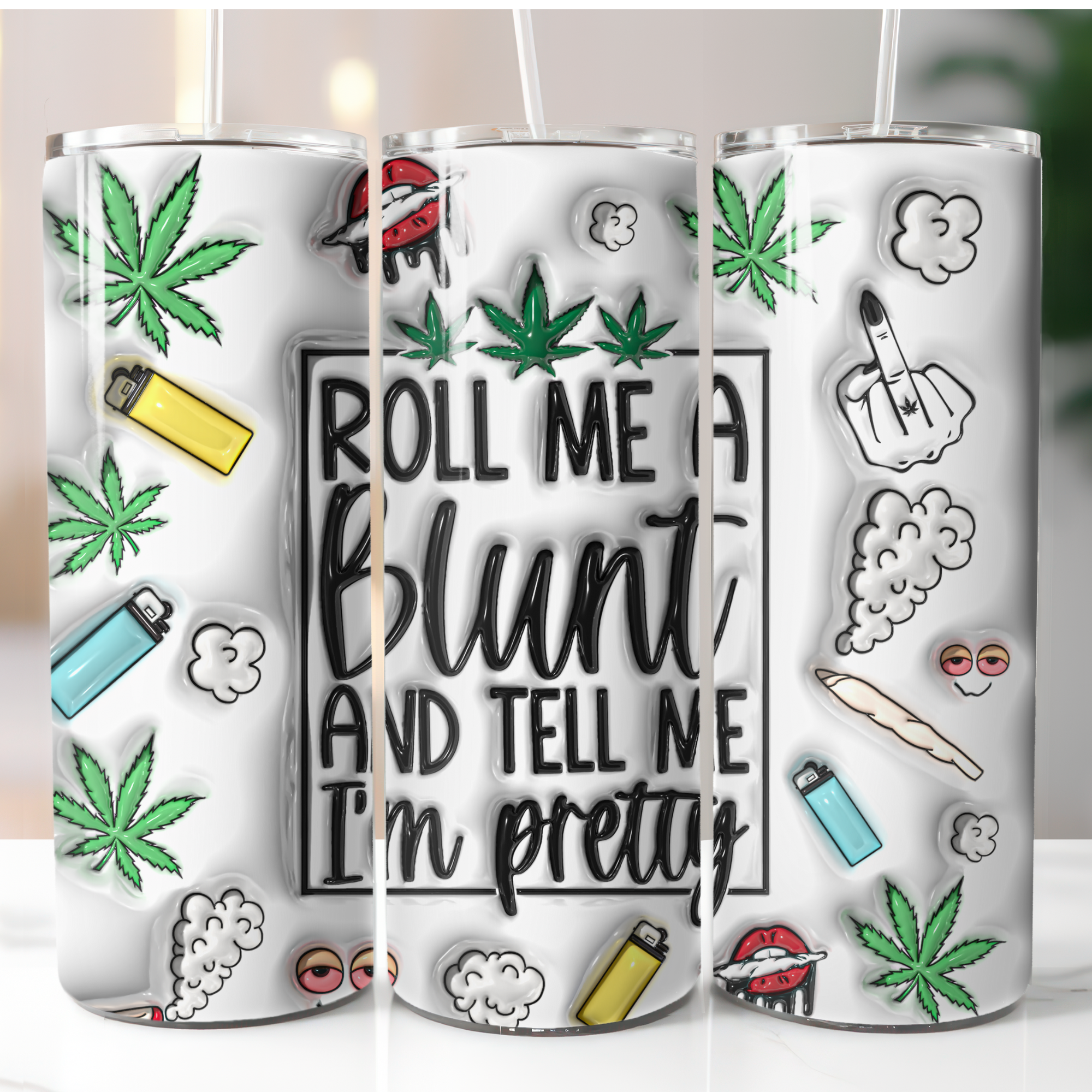 3D Puffy Weed, Sublimation Transfer – charmalicious-shop