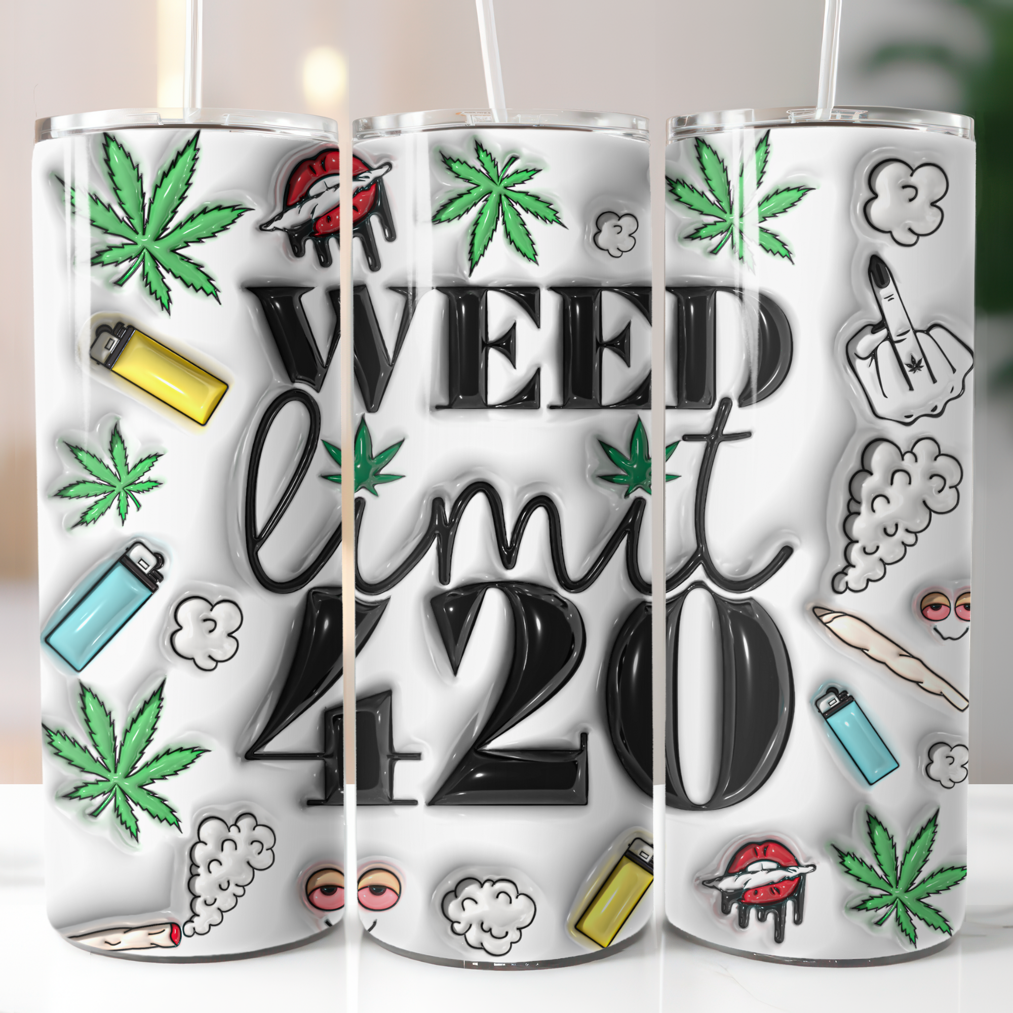 3D Puffy Weed, Sublimation Transfer – charmalicious-shop