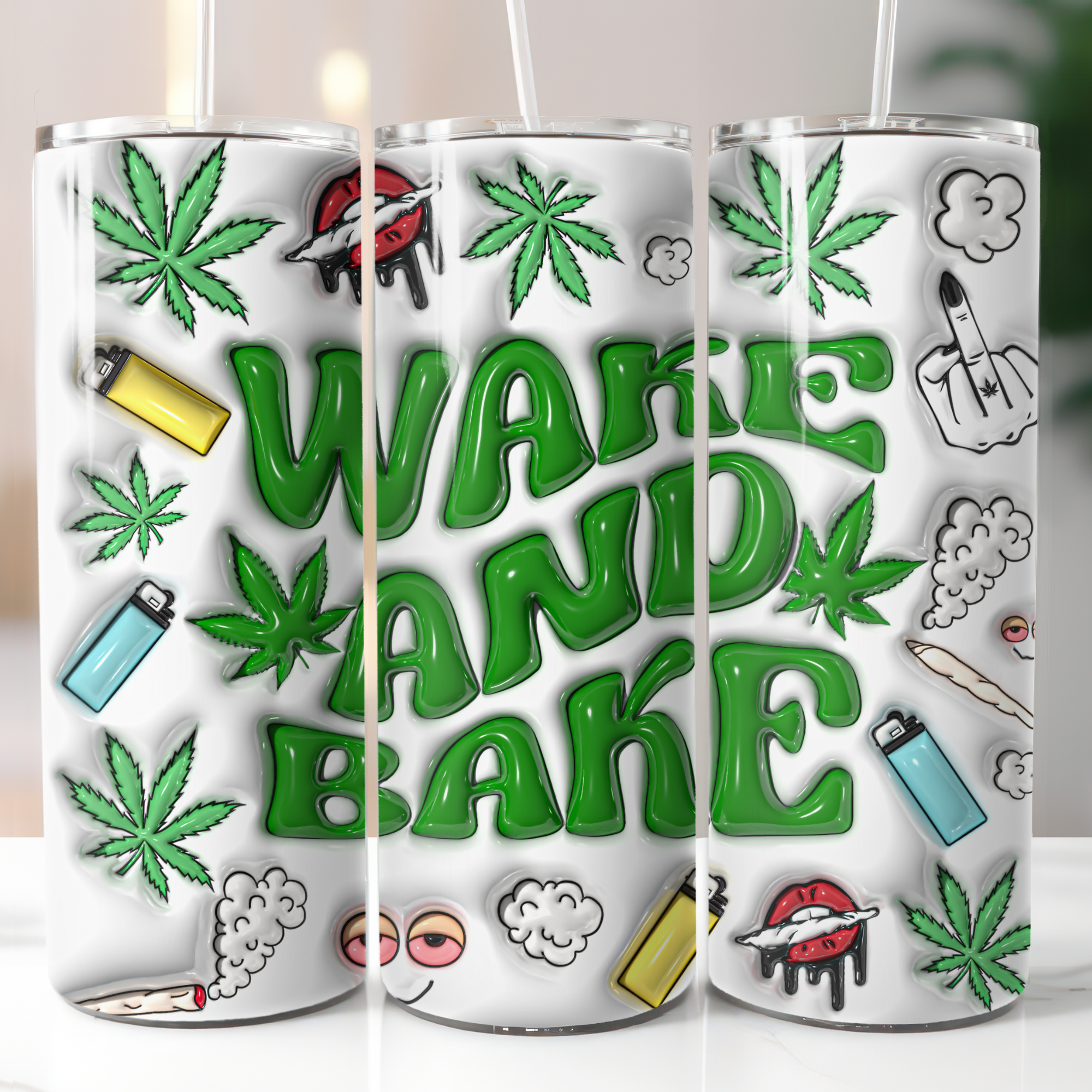 3D Puffy Weed, Sublimation Transfer – charmalicious-shop