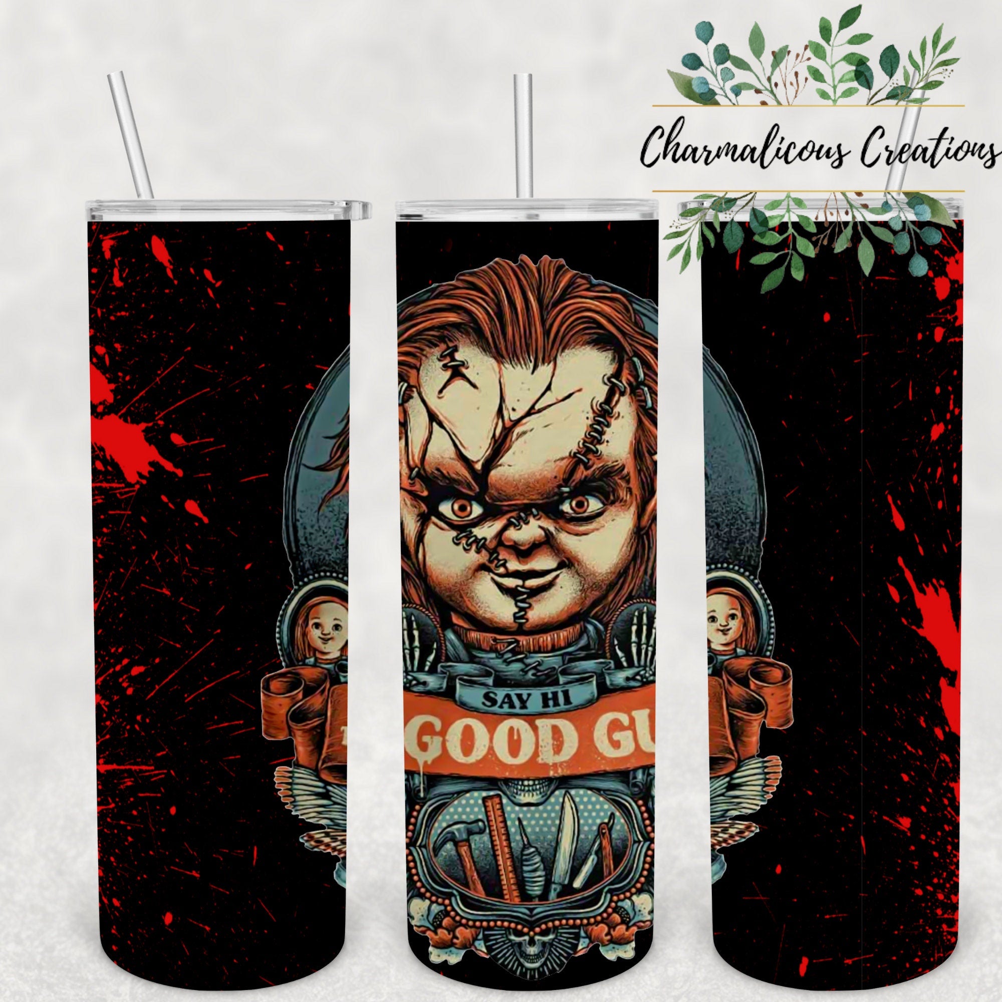 Horror, Sublimation, Ready To Press, Print Out Transfer, 20 oz Skinny ...